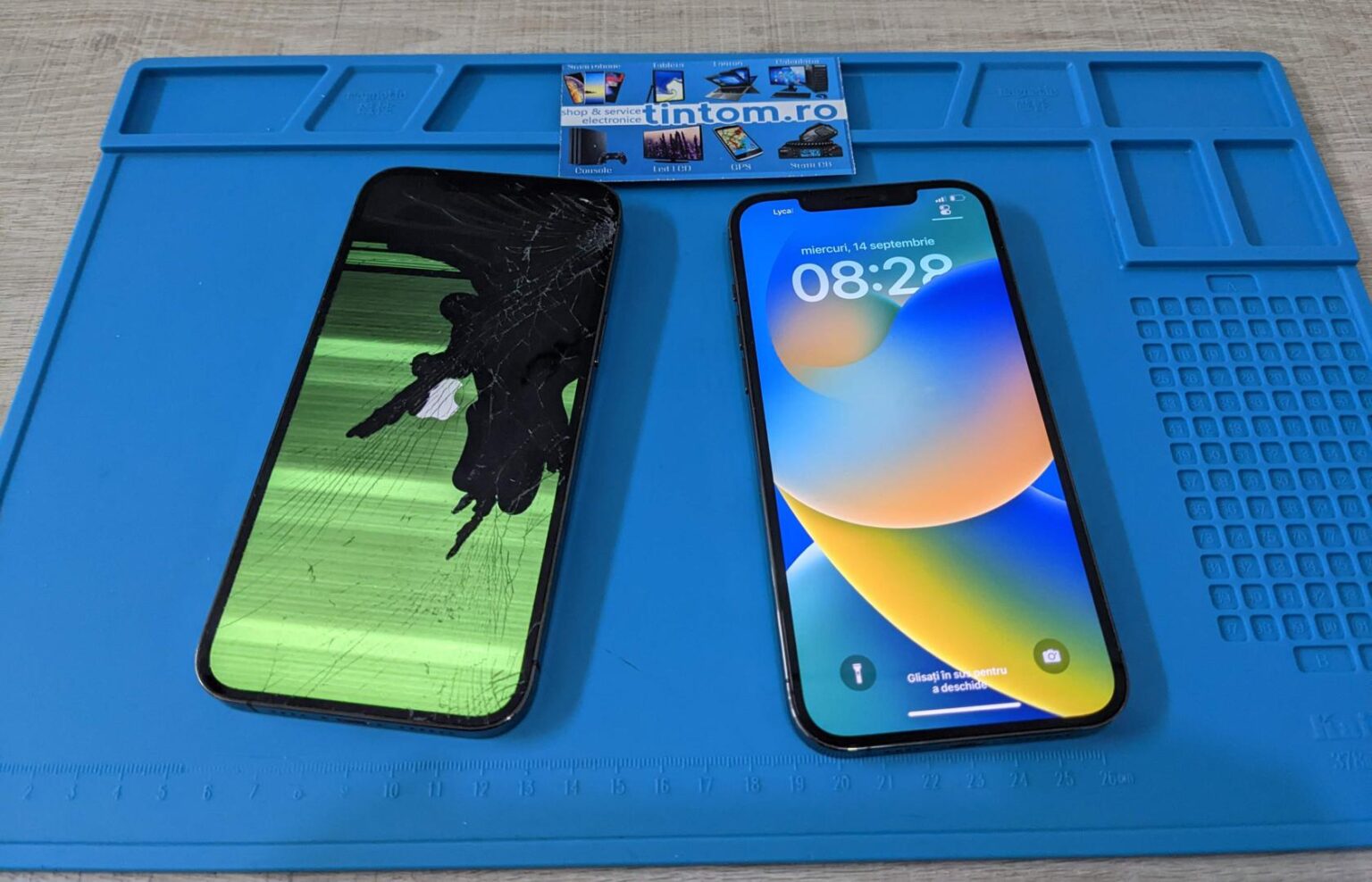 Recarosare iPhone 12 12Pro 12 Pro Max Inlocuire Carcasa Capac Spate ...