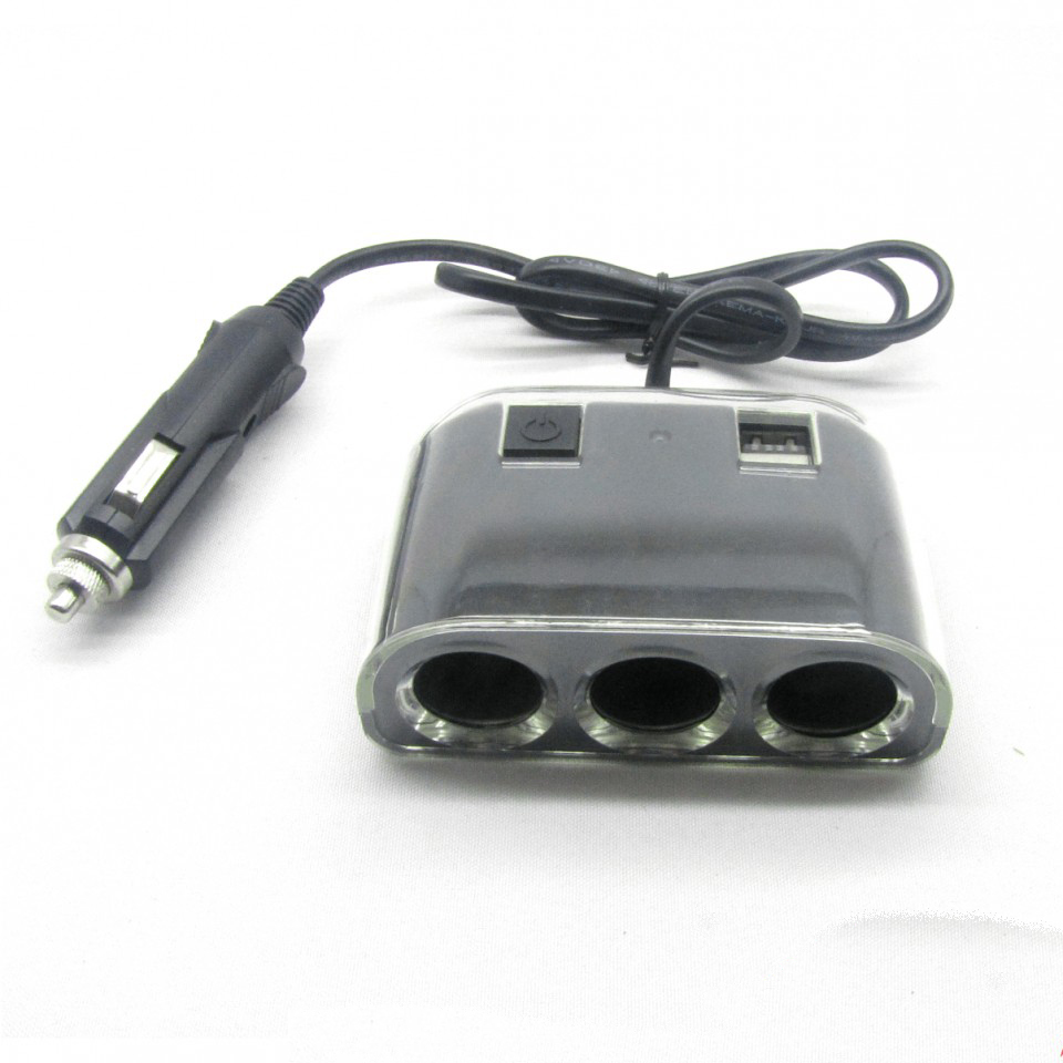 Adaptor bricheta auto triplu 2 x USB - TinTom.ro - Service GSM & Shop ...