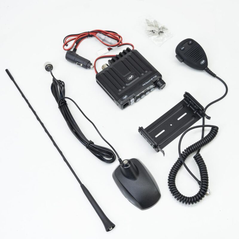 Kit statie radio CB PNI Escort HP 7120 ASQ + antena CB PNI Extra 48 cu ...